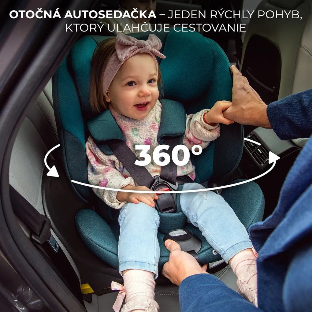 Kinderkraft Autosedačka i-Fix 40-150 cm Kinderfraft select Harbor blue