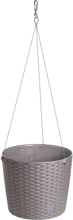 PRO Květináč závěsný bez vkladu RATO ROUND WS mocca 25,6cm
