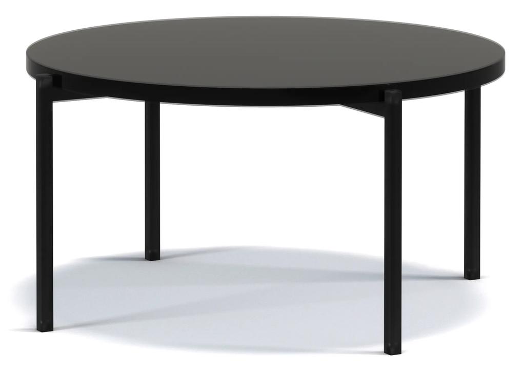 Gib Meble Konferenční stolek SIGMA A Gib 84,2/42/84,2 barevné provedení: černý lesk