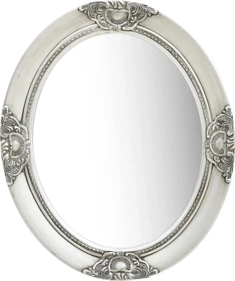 vidaXL Nástěnné zrcadlo barokní styl 50 x 60 cm [320348] Barva: Stříbrná