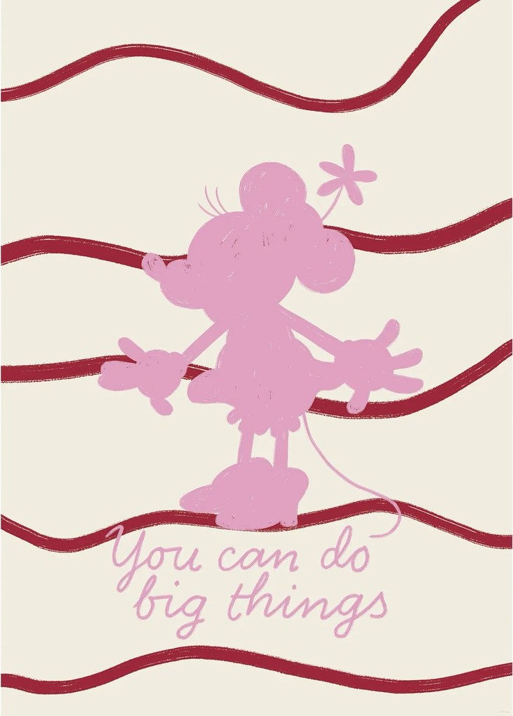 Komar Plakát Disney Minnie Mouse You Can Do Big Things 50 x 70 cm