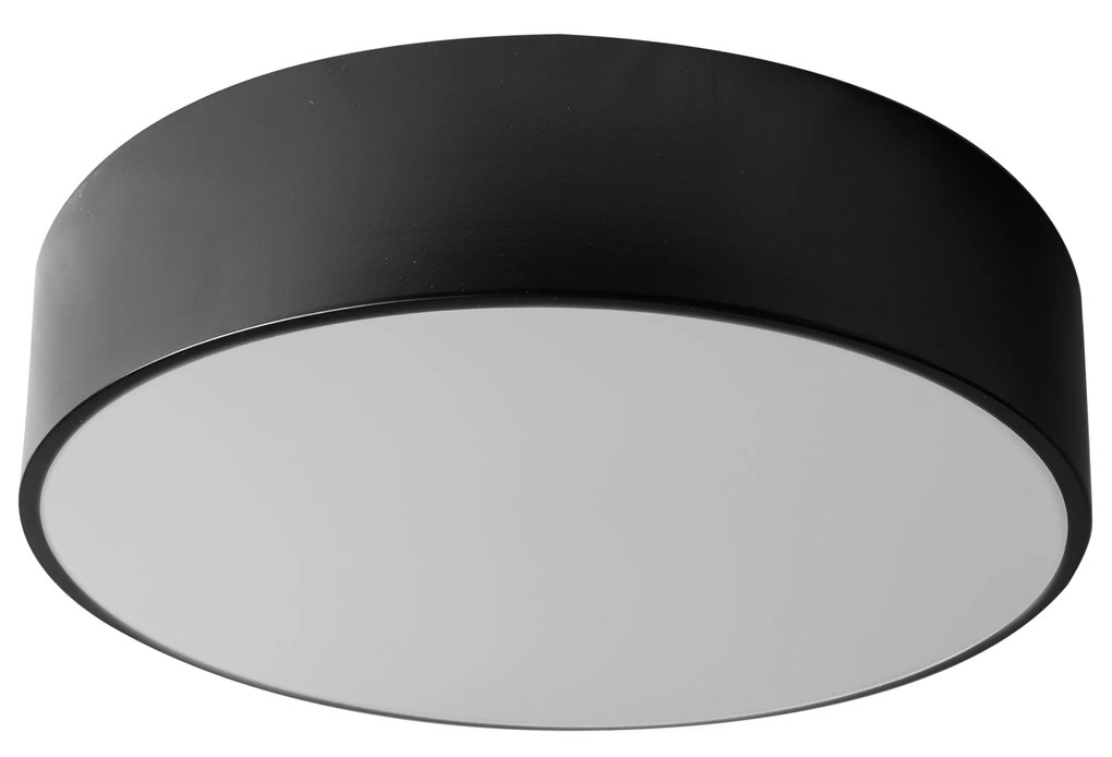 Toolight - Stropní lampa 30 cm kulatá 3xE27 60W app640-2c, černá, OSW-00088