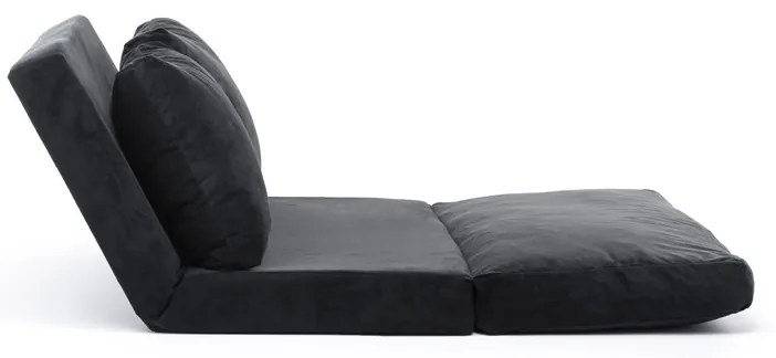 Hanah Home Futonová rozkládací pohovka TAIDA černá 859FTN1265