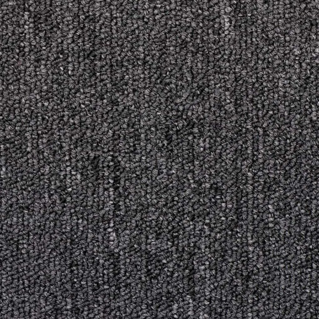 Schodové rohože 20 ks 65 x 24 x 4 cm antracitové, půlkulaté, velké 3365789