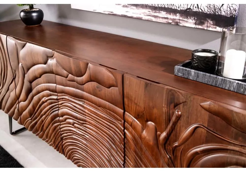 Massive home | Luxusní komoda FLUID z akáciového masivu 175cm