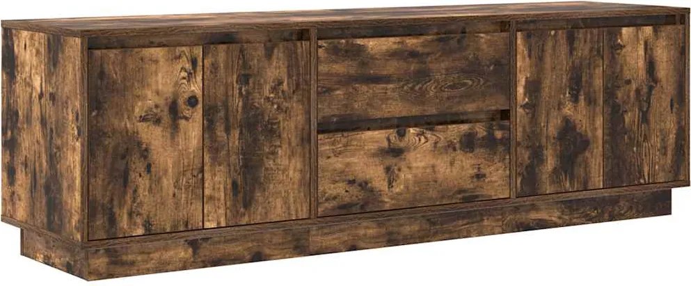TV skříňka s LED světly Uzený dub 160,5x41x50 cm 3328430