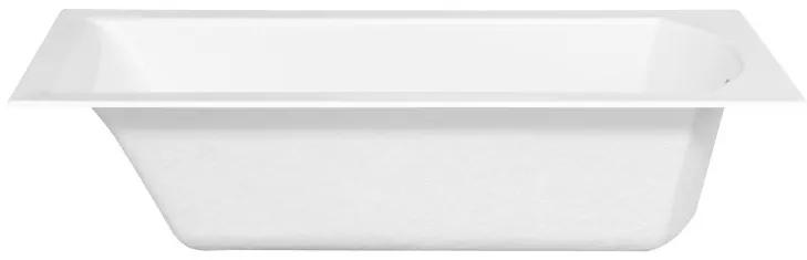 BESCO Obdélníková vana SHEA SLIM Nožičky k vaně - Bez nožiček, Rozměr vany - 140 × 70 cm VANSHEA140SLIM