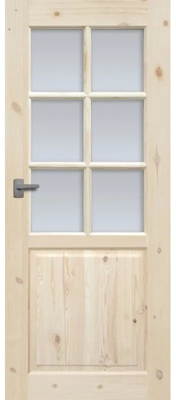 Interiérové dveře Radex LUGANO 6S Šířka dveří: 80 cm, Otvírání dvěří: Levé