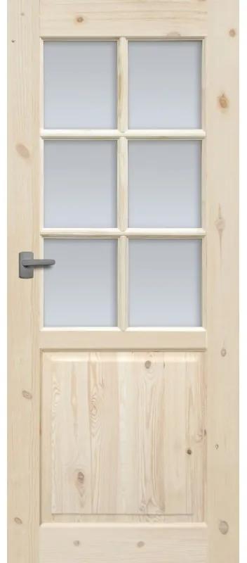 Interiérové dveře Radex LUGANO 6S Šířka dveří: 80 cm, Otvírání dvěří: Pravé