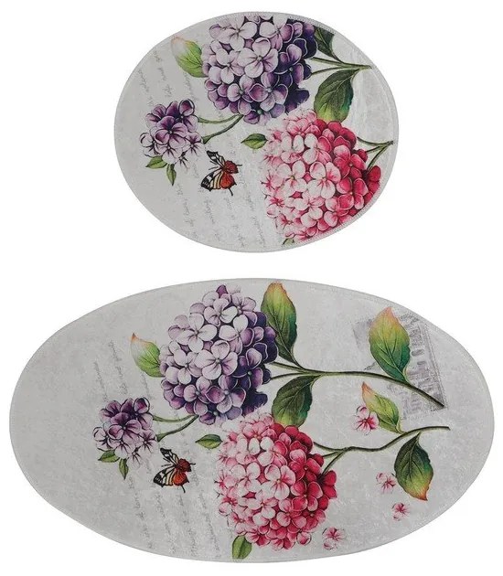 Koupelnové předložky v sadě 2 ks 60x100 cm Ortanca – Foutastic