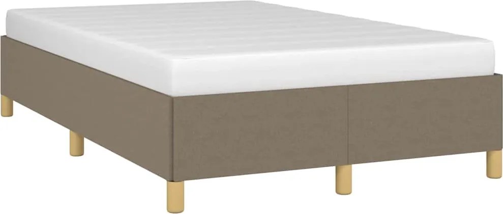 Rám postele bez matrací taupe 120x190 cm textil 3269642
