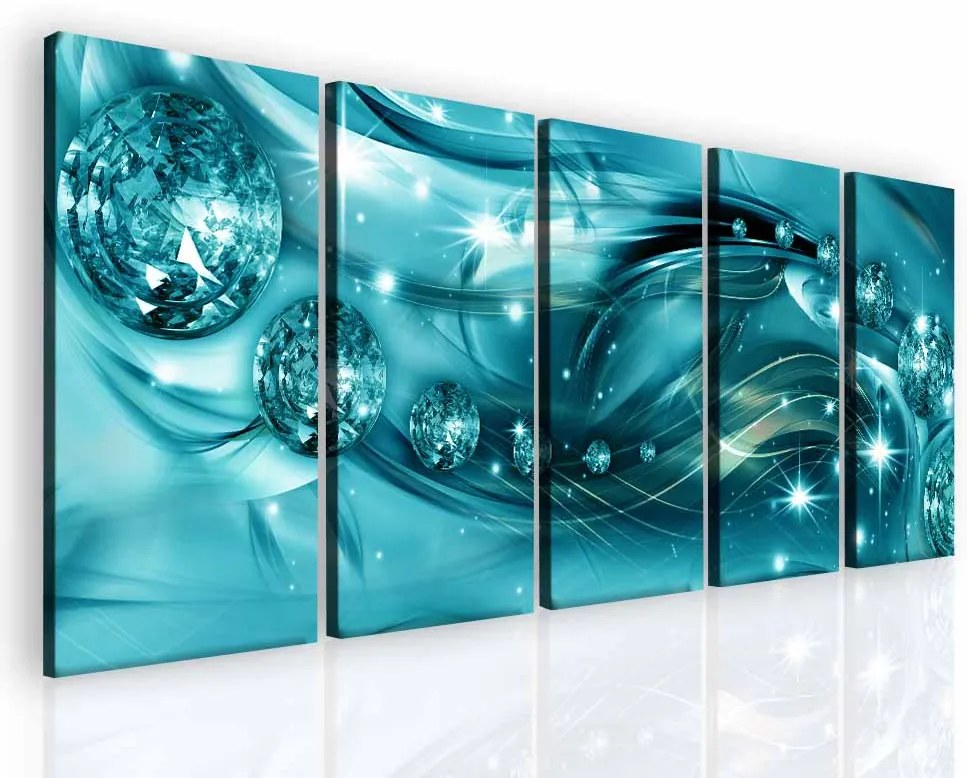 Malvis ® Luxusní obraz Ledový hvězdný prach Velikost: 125x50 cm