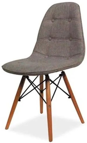Jídelní židle Axel II - šedá/buk