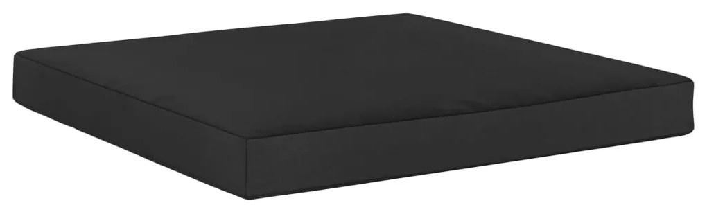 47446 vidaXL Poduška na nábytek z palet 60 x 61,5 x 6 cm černá textil