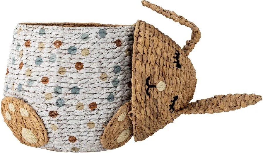 Dětský koš na hračky z vodního hyacintu ø 35x60 cm Villja – Bloomingville Mini