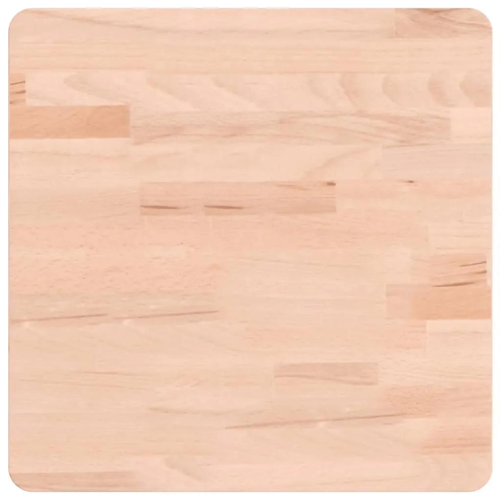 Stolní deska 40 x 40 x 4 cm čtvercová masivní bukové dřevo - Default Title