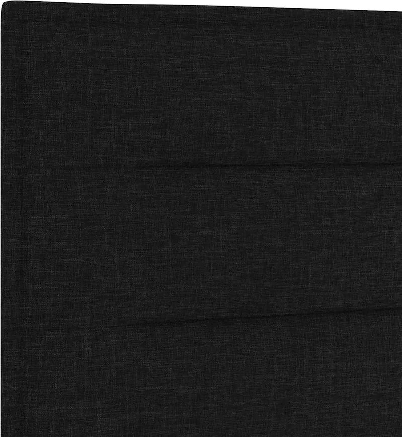 Rám postele s čelo Černá 90 x 190 cm textil 3344615