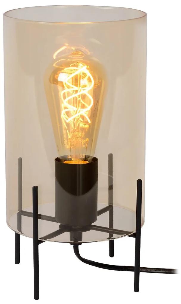 LUCIDE Stolní lampa Stefie Amber, průměr 16cm