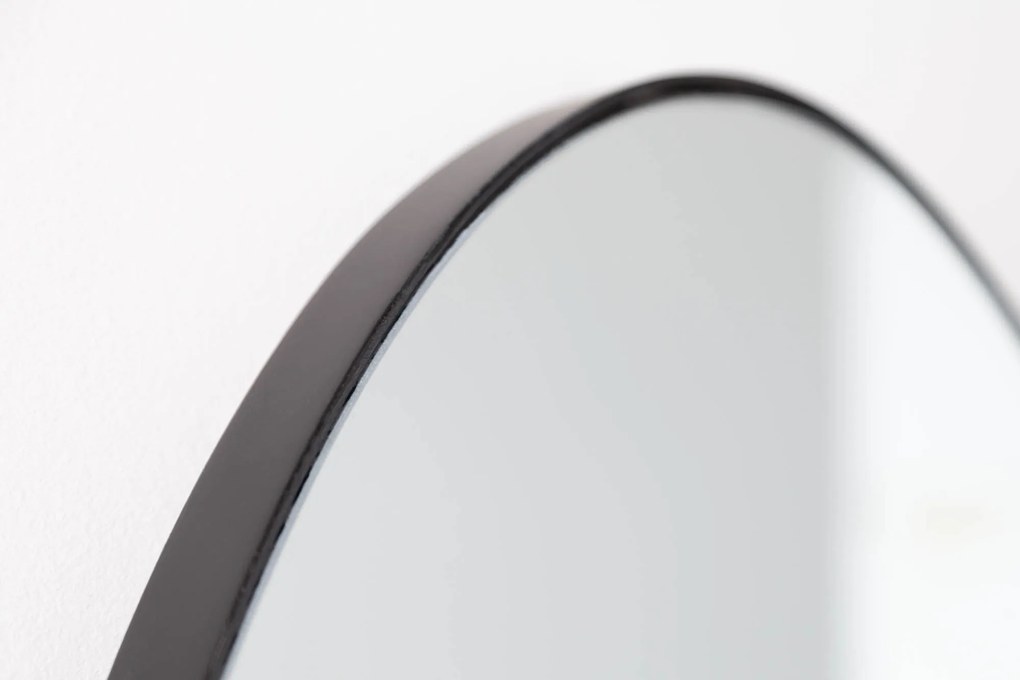 Designové nástěnné zrcadlo Daiwa 90 cm černé