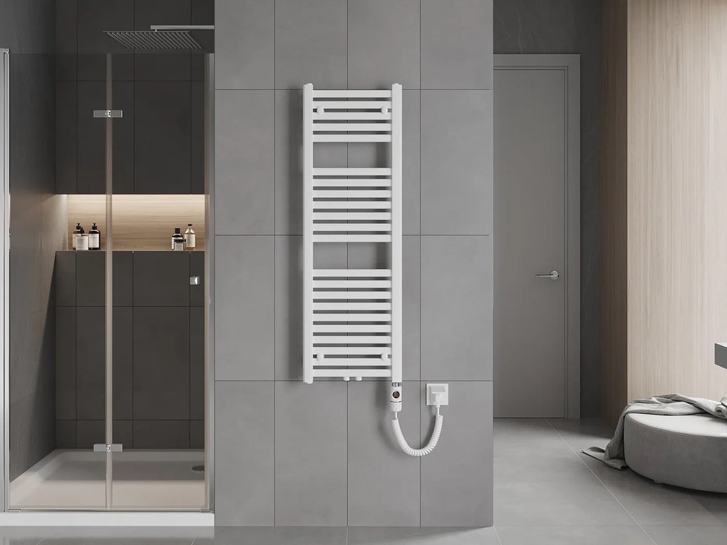 Mexen Hades, elektrické topné těleso 1200 x 400 mm, 600 W, bílá, W104-1200-400-2600-20