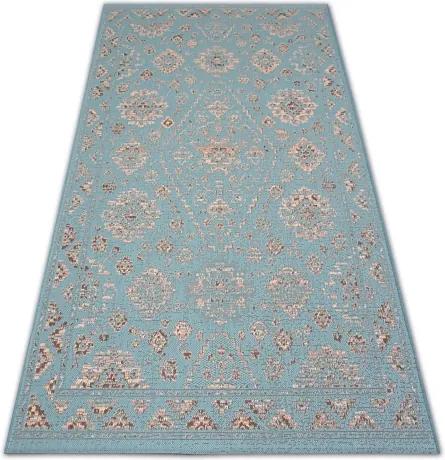 Associated  Weavers  Kusový koberec Sisal COLOR 19521/840 tyrkysový 140 x 200