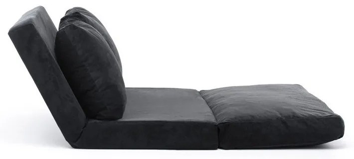 Černá rozkládací pohovka 120 cm Taida – Balcab Home