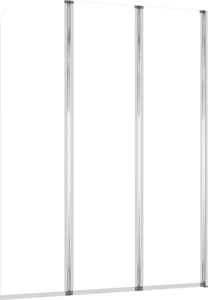 Sprchové kouty 2 ks 104 x 130 cm tvrzené sklo průhledné 146228