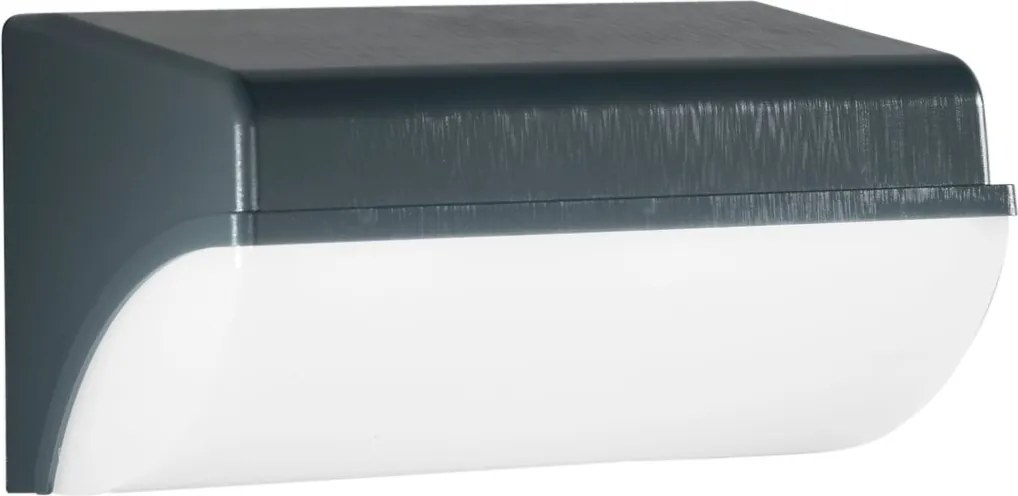 FAN LED-BORDER-30M-ANT Venkovní nástěnné LED svítidlo BORDER antracit, polykarbonát, 30 W, 3550 lm, 4000 K, IP65, 12,8 x 26,2 x 13 cm - FANEUROPE