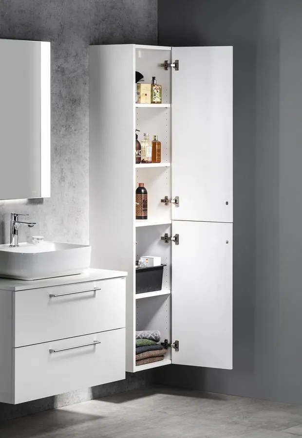 Sapho ESPACE 35 x 172 x 32 cm ESC230-3131 skříňka 2x dvířka levá/pravá bílá mat