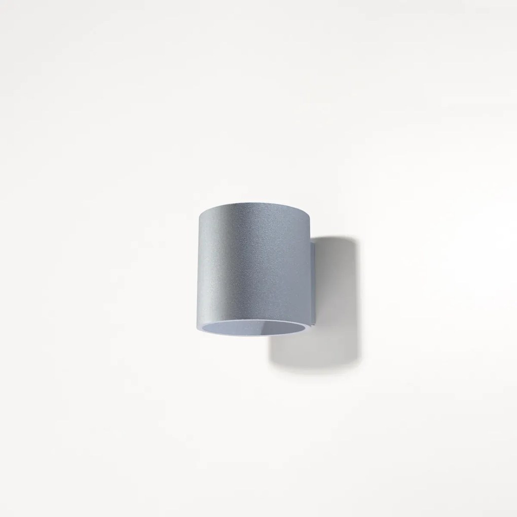 Sollux Lighting Nástěnné svítidlo ORBIS 1 šedé