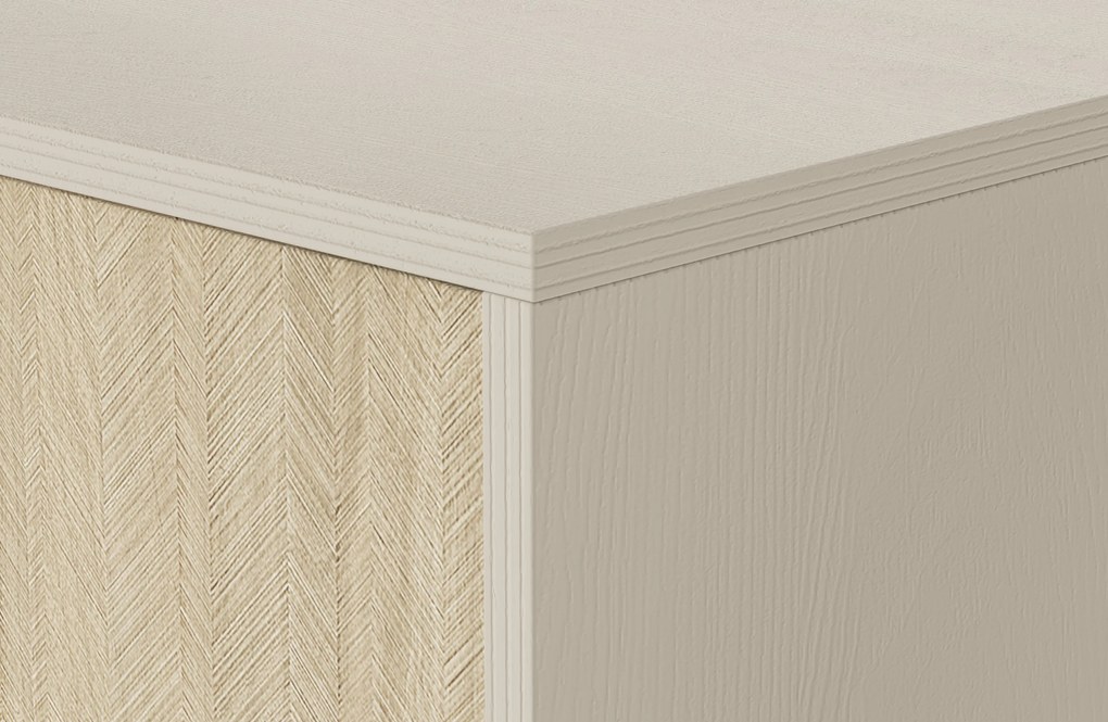 PSK Noční stolek NATURAL, Písková/Scandi 54 cm