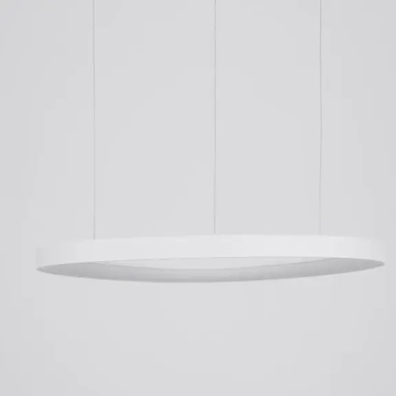 LED lustr Esteva 65 bílé