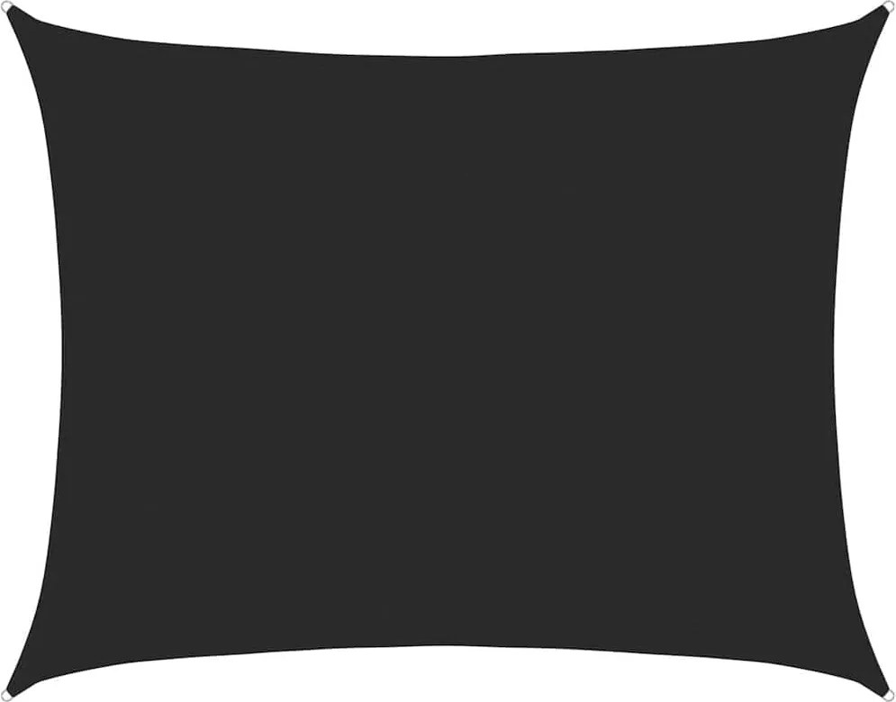 Stínící plachta 160 g/m² černá 6 x 7 m HDPE 311744