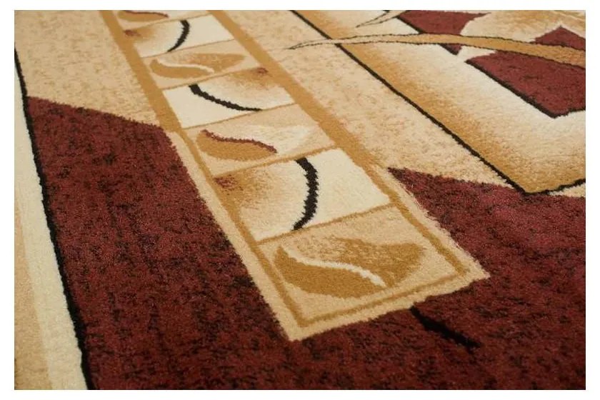 Kusový koberec PP Foglio hnědý 60x100cm