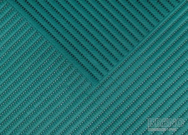 Breno Koupelnová pěnová předložka SOFTY-TEX 79850 zelená, šíře 65 cm, Zelená