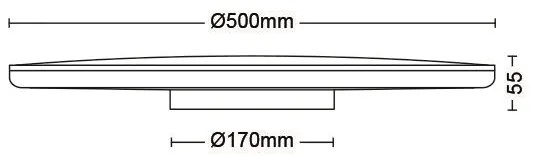 Philips- LED Stmívatelné stropní svítidlo OZZIET SCENE SWITCH LED/36W/230V 4000K