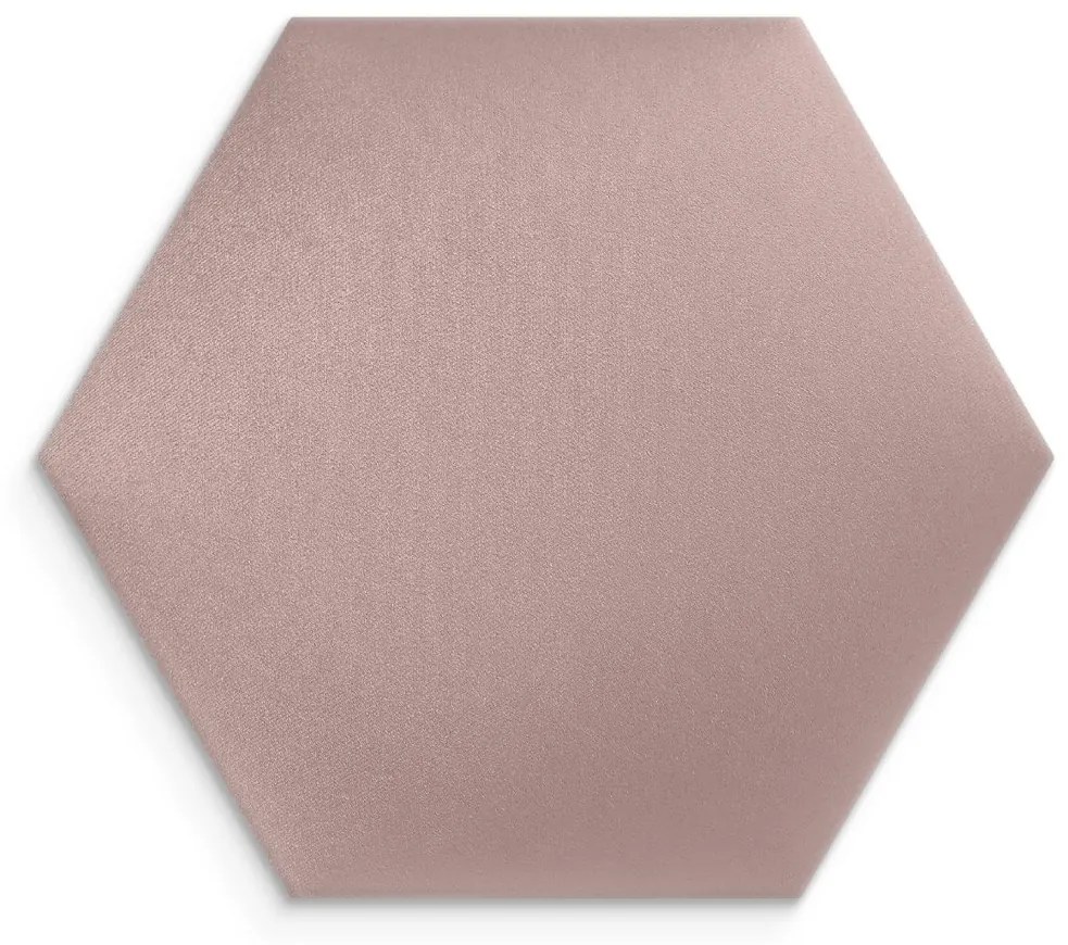 Čalouněný panel - Šestiúhelník - 30x26cm Barva: Lahvově zelená