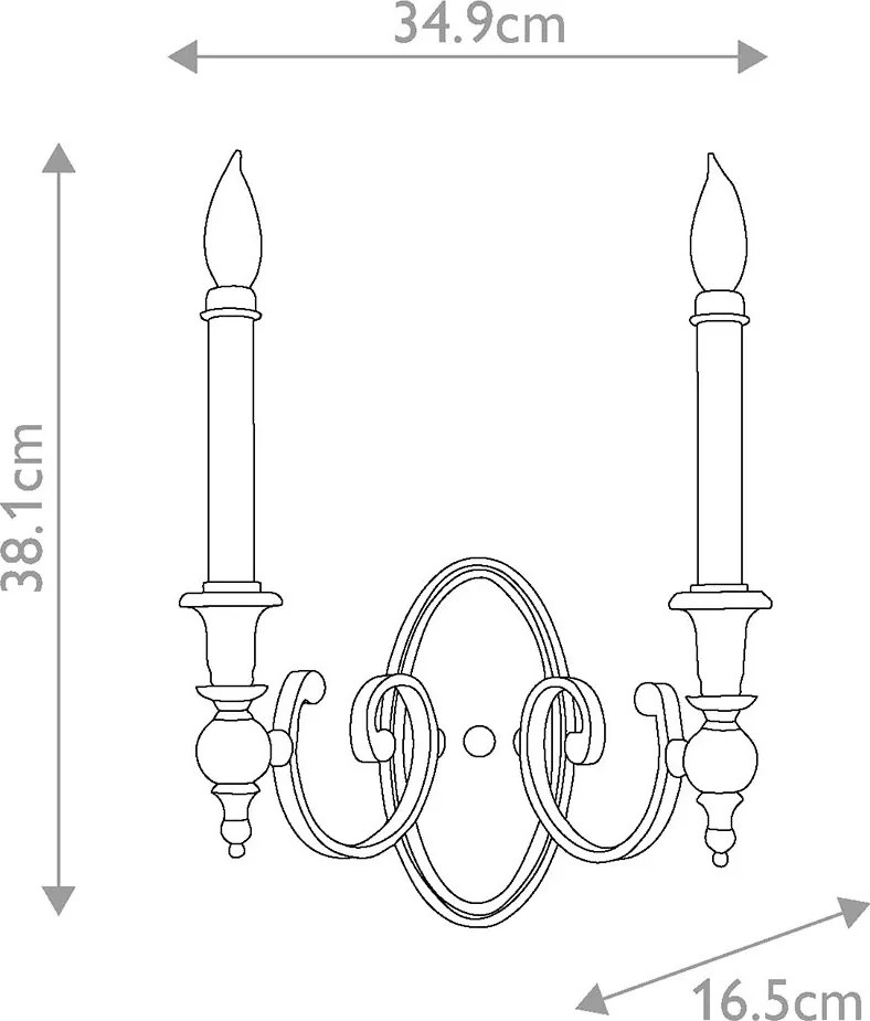 Tradiční nástěnné osvětlení Elstead YORKTOWN