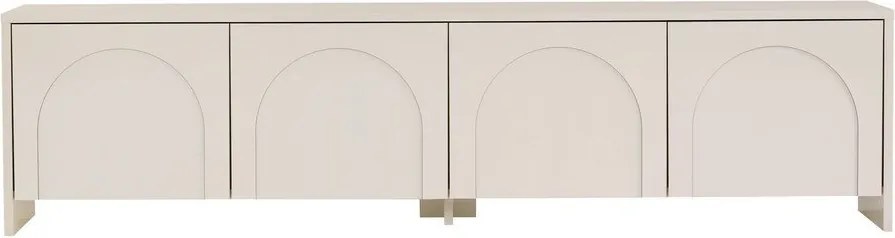 Krémový TV stolek 180x45x32 cm Aurelia – Kalune Design
