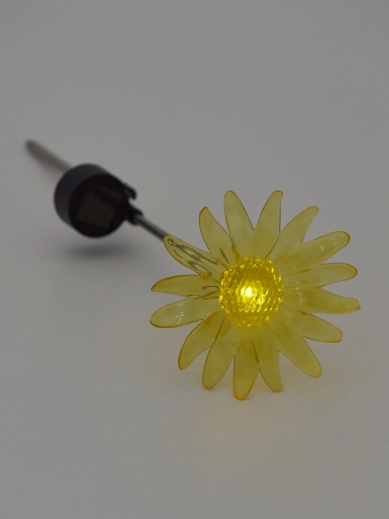 Sinsay - Solární LED lampa ve tvaru květiny - žlutá