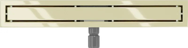 Mexen Flat M13 lineární odtok 2v1 50 cm, zlatý - 1510050-15