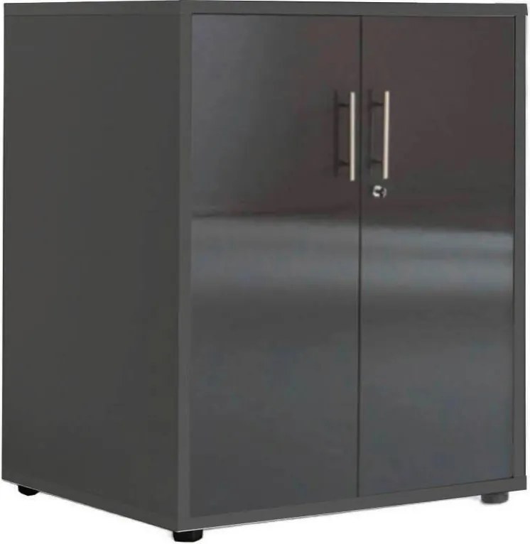XXXLutz SKŘÍŇ NA ŠANONY, antracitová, vysoce lesklá antracitová, 54/74/50 cm MID.YOU - Online Only kancelářský nábytek - 001067015612