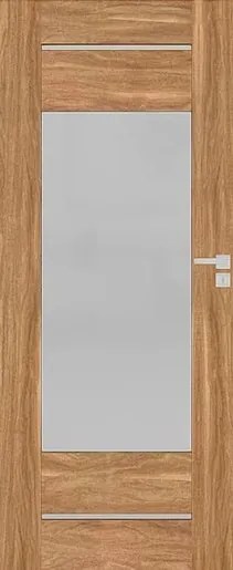 DRE Premium interiérové dveře pravé 80 cm ořech karamelový PERMA3OK80P
