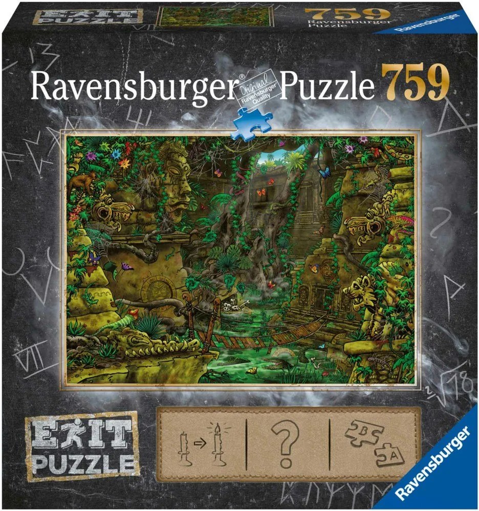 Puzzle ravensburger 199518 exit puzzle: chrám v ankor