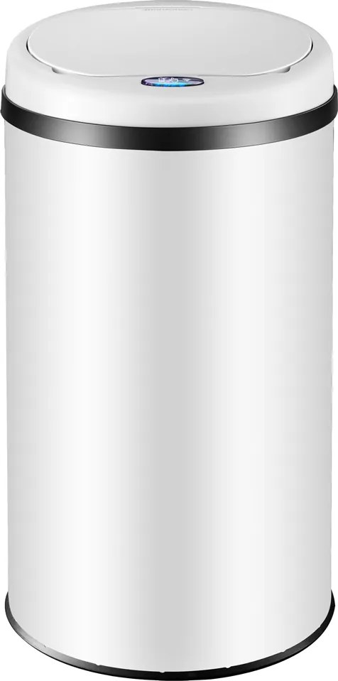 Deuba Bezdotykový odpadkový koš s USB 30 L - bílý