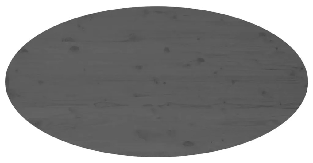 Konferenční stolek šedý 110 x 55 x 45 cm masivní borové dřevo - Default Title