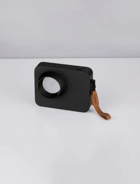 LED stmívatelná černá stolní lampa Kedros 2