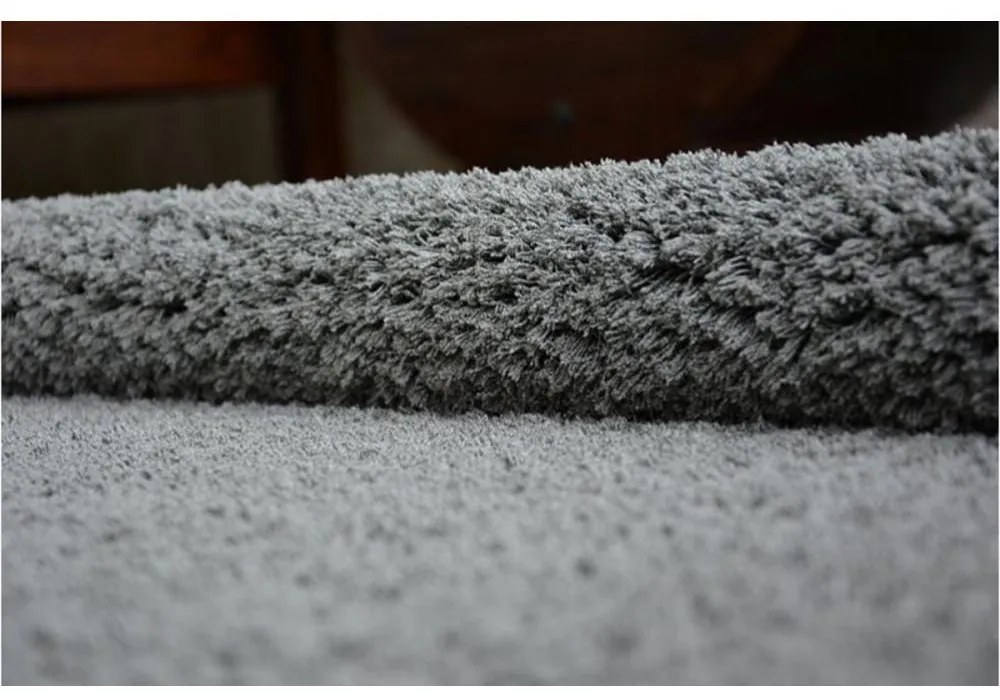 Luxusní kusový koberec Shaggy Azra šedý 2 120x170cm
