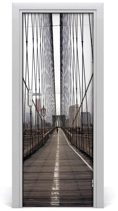 Fototapeta samolepící na dveře Brooklyn most 95x205 cm