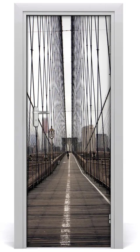 Fototapeta samolepící na dveře Brooklyn most 75x205 cm